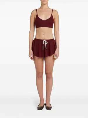 Cashmere In Love Windy Mini Skirt - Brown