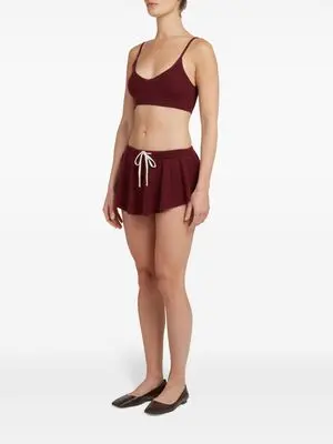 Cashmere In Love Windy Mini Skirt - Brown