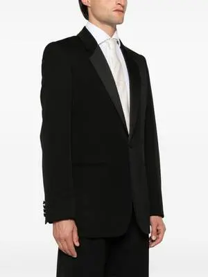 Saint Laurent Grain De Poudre Tuxedo Blazer
