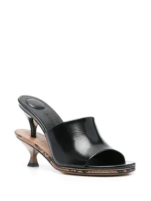 Jacquemus 110mm Les Doubles Mules - Black
