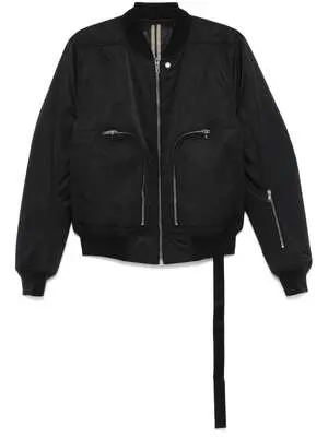 Rick Owens Bauhaus Flight Bomber Jacket - Black