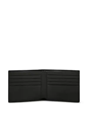 Philipp Plein Monogram Leather Wallet - Black