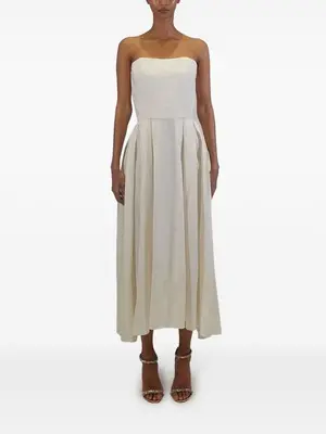 Azeeza Ezra Midi Dress - Neutrals