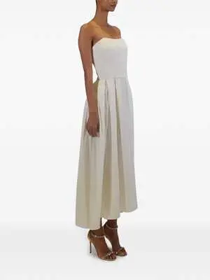 Azeeza Ezra Midi Dress - Neutrals