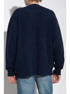 Givenchy Monogram-pattern Jumper - Blue