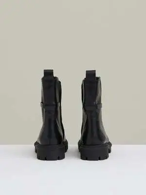 REISS Safia Chain Embellished Ankle Boots