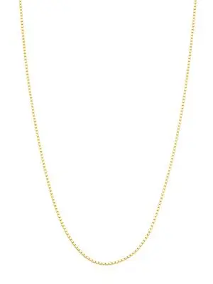 MARLO LAZ 14k Box Chain Necklace - Yellow Gold