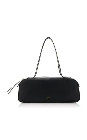 Khaite Simona Leather Shoulder Bag - Black