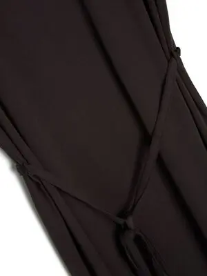LEMAIRE Belted T-shirt Dress - Black