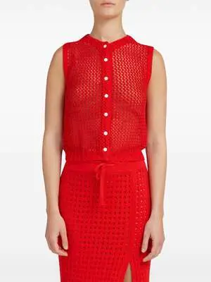 Cashmere In Love June Knitted Top - Red