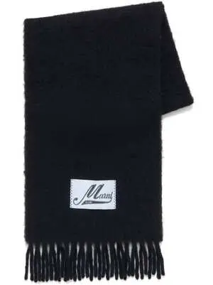 Marni Brushed Scarf - Black
