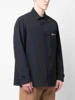 Fendi Zip-pocket Shirt Jacket - Blue