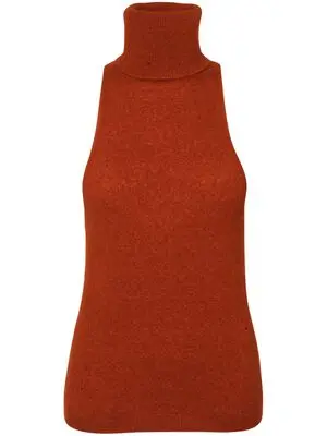 Cashmere In Love Frances Knitted Top - Red