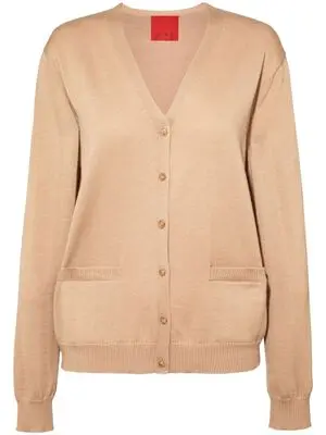 Cashmere In Love Quinn Cardigan - Brown