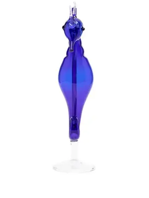 LES-OTTOMANS Seahorse Cocktail Glass - Blue