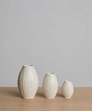 Jenni Kayne Porta Ceramic Vase - White