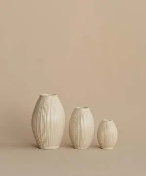 Jenni Kayne Porta Ceramic Vase - White