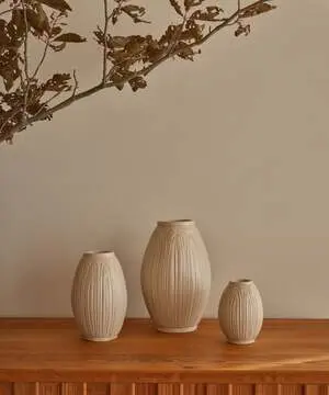 Jenni Kayne Porta Ceramic Vase - White