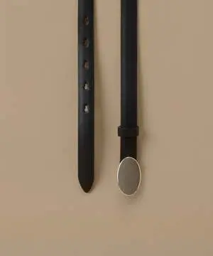 Jenni Kayne Leather Audrey Belt - Black