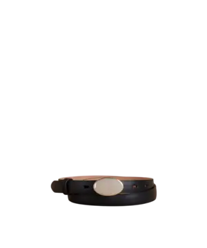 Jenni Kayne Jenni Kayne Leather Audrey Belt Black