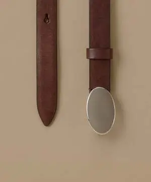 Jenni Kayne Leather Audrey Belt - Multicolor,chocolate
