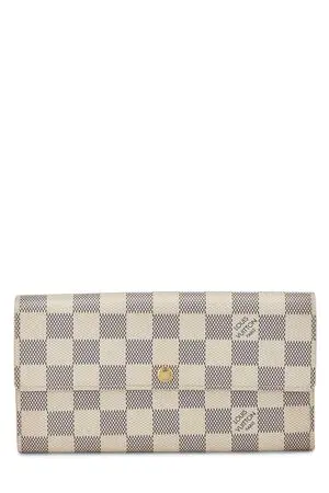 LOUIS VUITTON Damier Azur Sarah - White