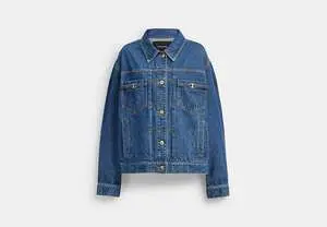 COACH Heritage C Denim Trucker Jacket