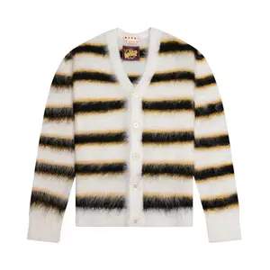 Marni Mohair And Wool Blend Cardigan