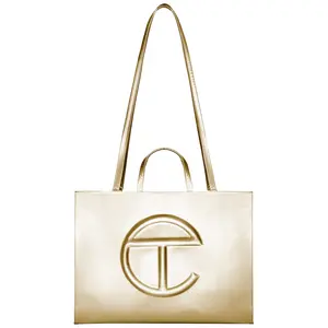 TELFAR Large Shopper Tote - Gold