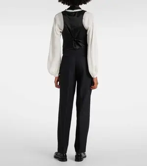 Dorothee Schumacher Pinstripe Wool Vest