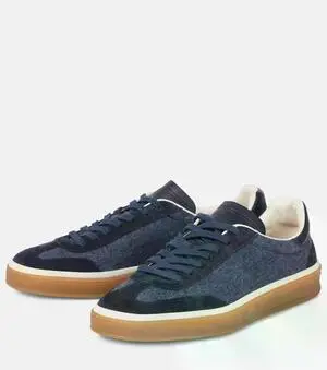 Loro Piana Tennis Walk Sneakers - Blue