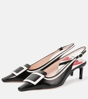 ROGER VIVIER Viv' Canard Slingback Pumps