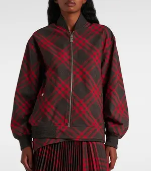 Burberry Check Bomber Jacket