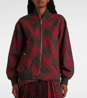 Burberry Check Bomber Jacket