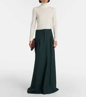 Victoria Beckham Asymmetric Maxi Skirt