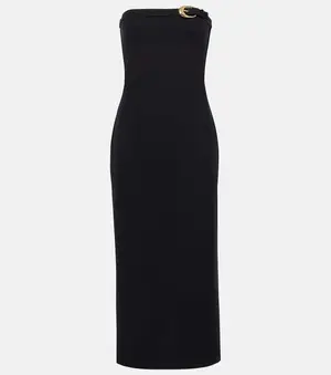 Staud Beekman Strapless Midi Dress