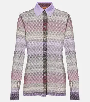Missoni Striped Lamé Shirt - Multicoloured