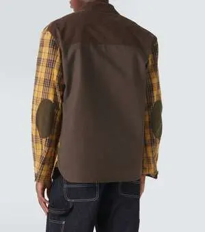 Junya Watanabe Checked Cotton Flannel Jacket