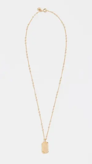 Gorjana Griffin Dog Tag Necklace - Gold