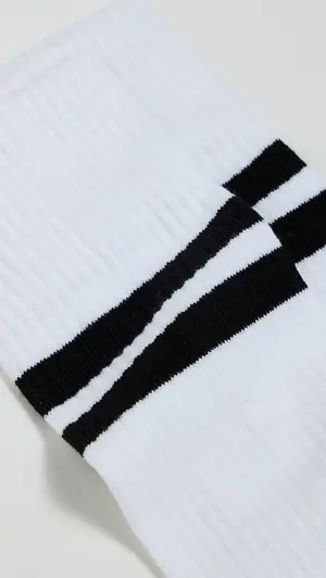 Falke Dynamic Crew Socks - White/black