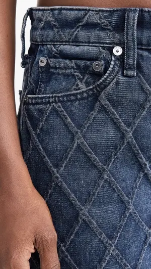 Rag & Bone Logan Quilted Jeans