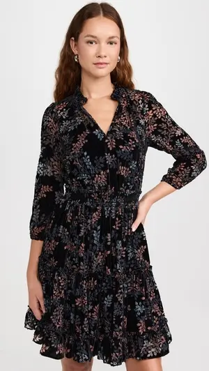 Shoshanna Arlene Velvet Dress