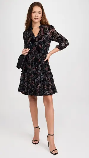 Shoshanna Arlene Velvet Dress