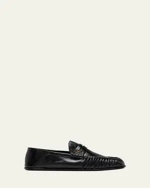 Saint Laurent Le Loafer Leather Penny Loafers