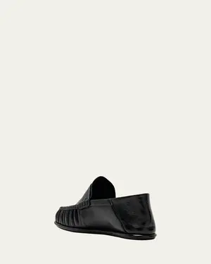 Saint Laurent Le Loafer Leather Penny Loafers