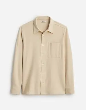 Madewell The Devoe Knit Shirt Tan