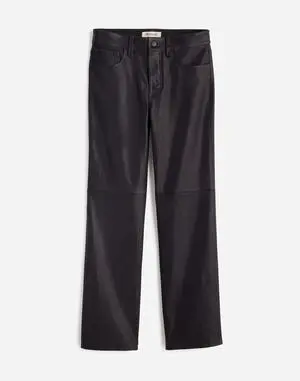 Madewell The '90s Straight Leather Pant