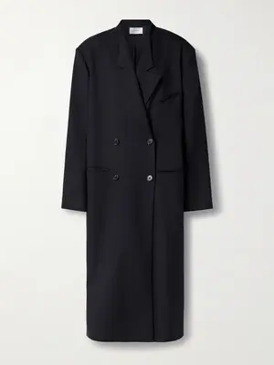 THE ROW Indra Oversized Wool-twill Coat
