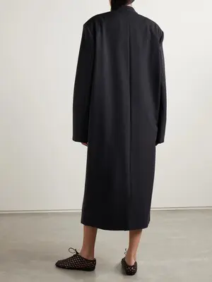 THE ROW Indra Oversized Wool-twill Coat