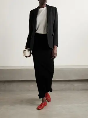 THE ROW Linda Wool-twill Blazer